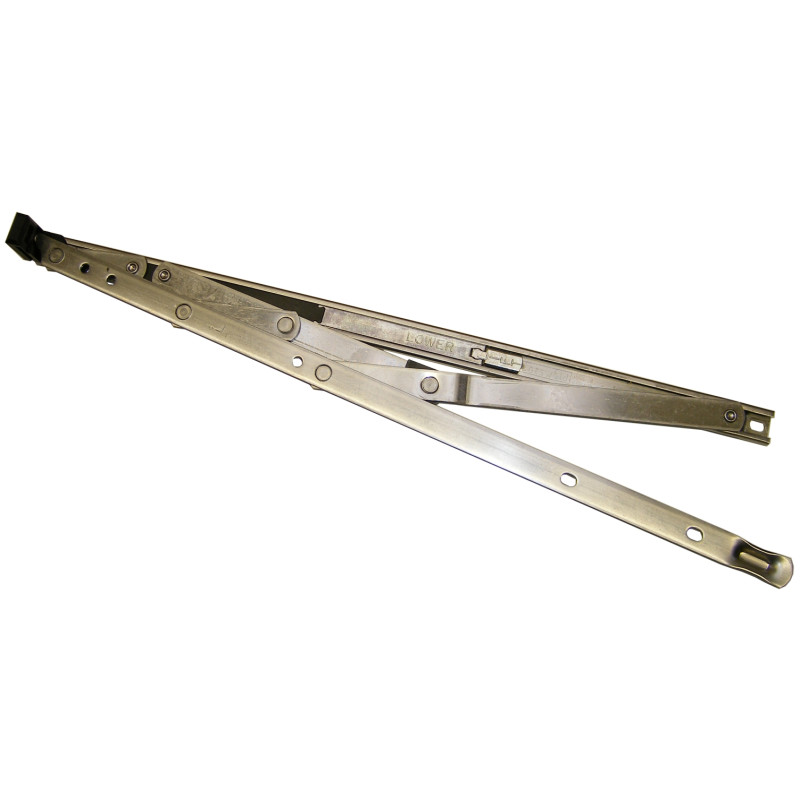 Pair of Restricted 20" Top Hung Window Friction Stays - 17mm Stack